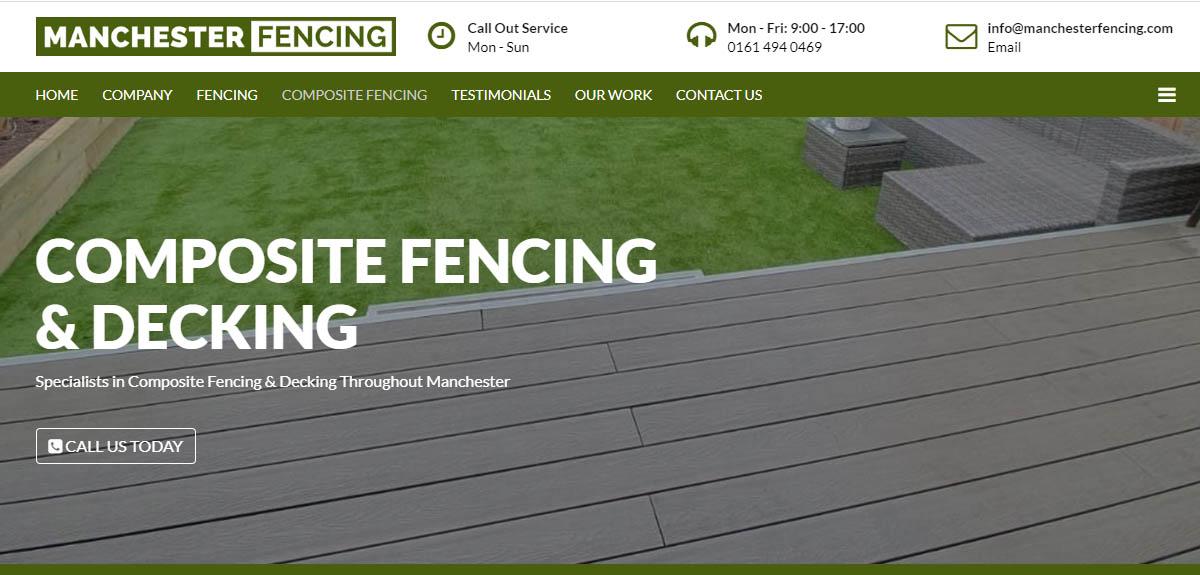 Composite Fencing & Decking in Manchester | Manchester Fences